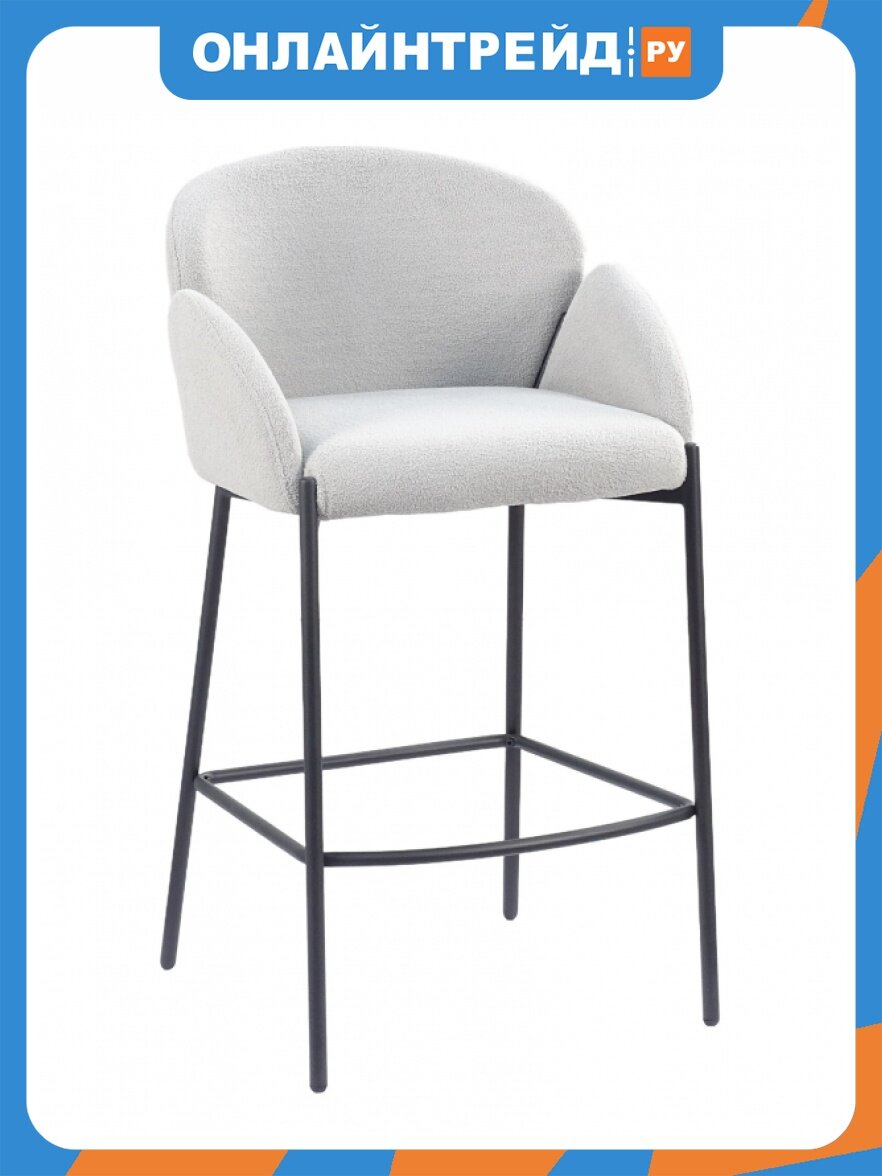 Стул барный Stool Group Melia светло-серый