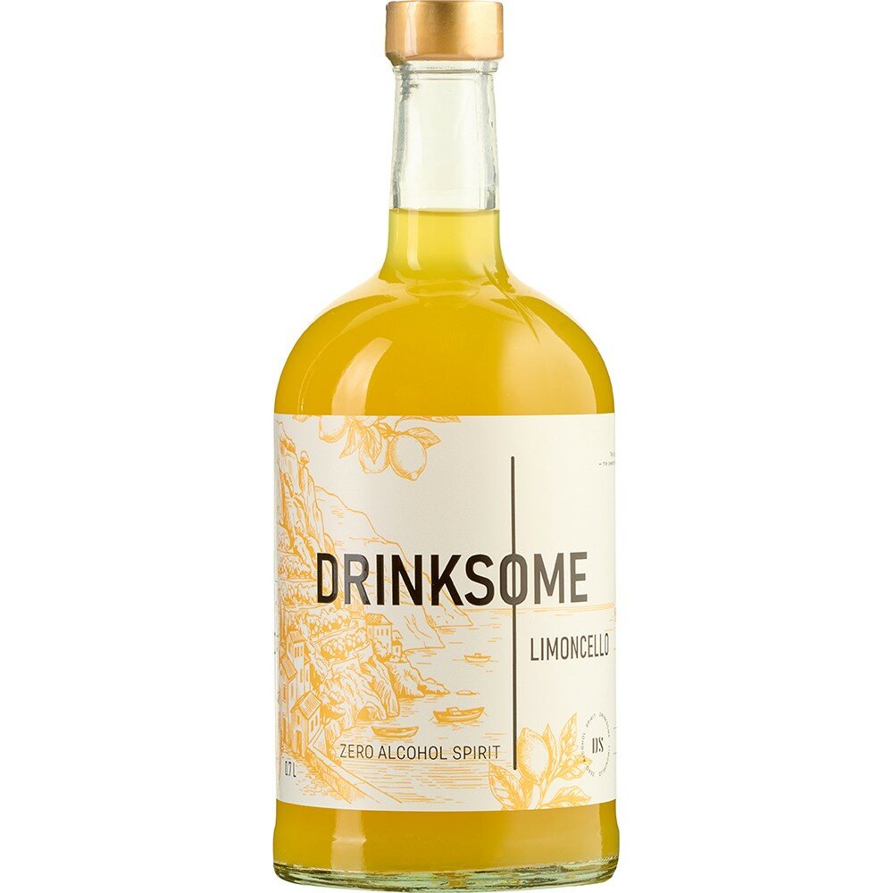 Напиток безалкогольный «Лимончелло», стекло, 0,7 л, жёлтый (Drinksome)