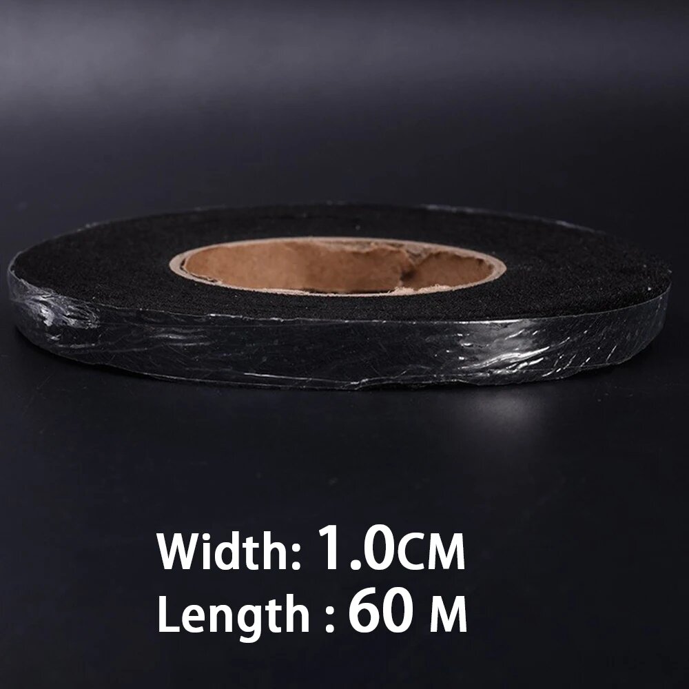 Двусторонний клеевой флизелин 60 метров SMJ-1.0CM black