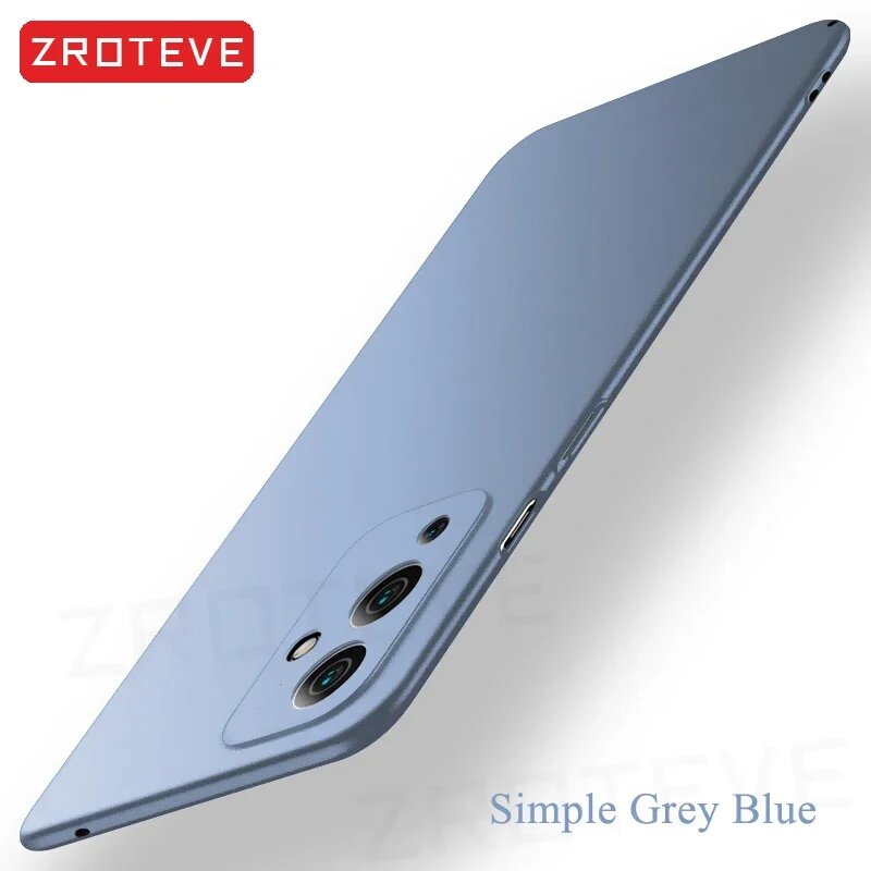 ZROTEVE Матовый Жесткий Чехол Для ПК Для OnePlus 9/9 Серый, Simple Grey, For OnePlus 9 (CN)