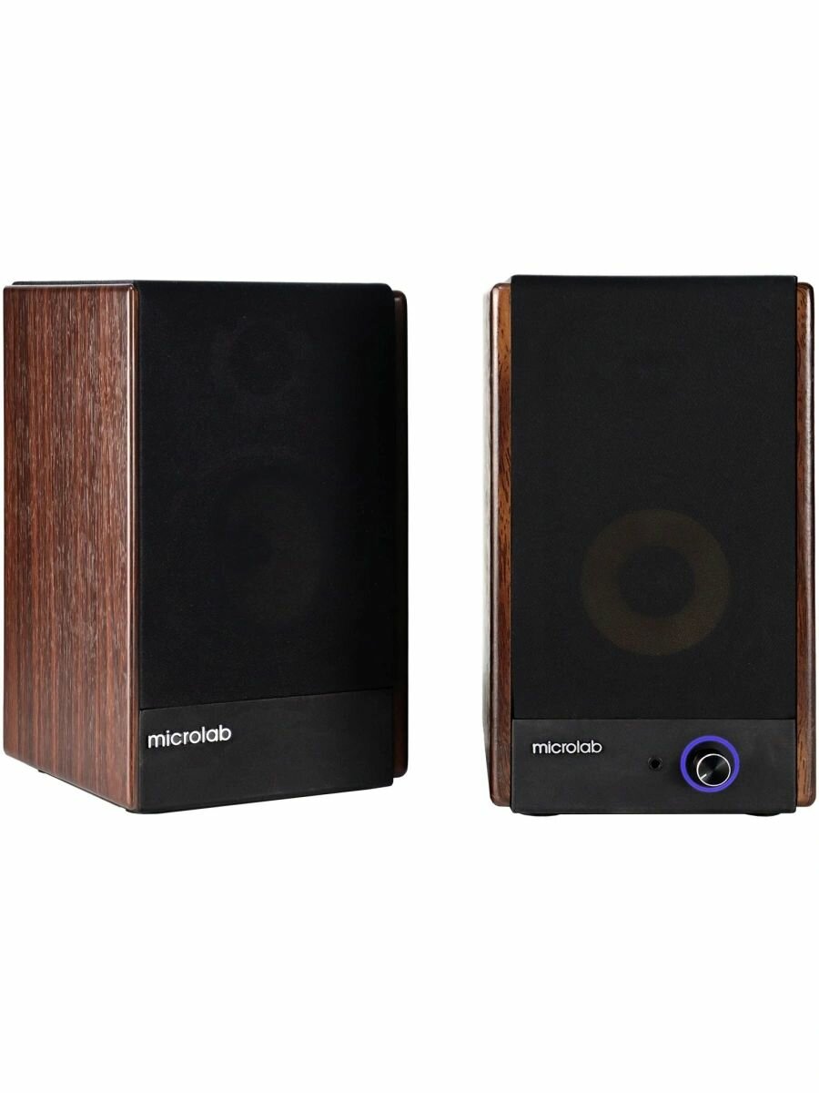 Колонки Bluetooth Microlab Solo 3, 2.0, коричневый