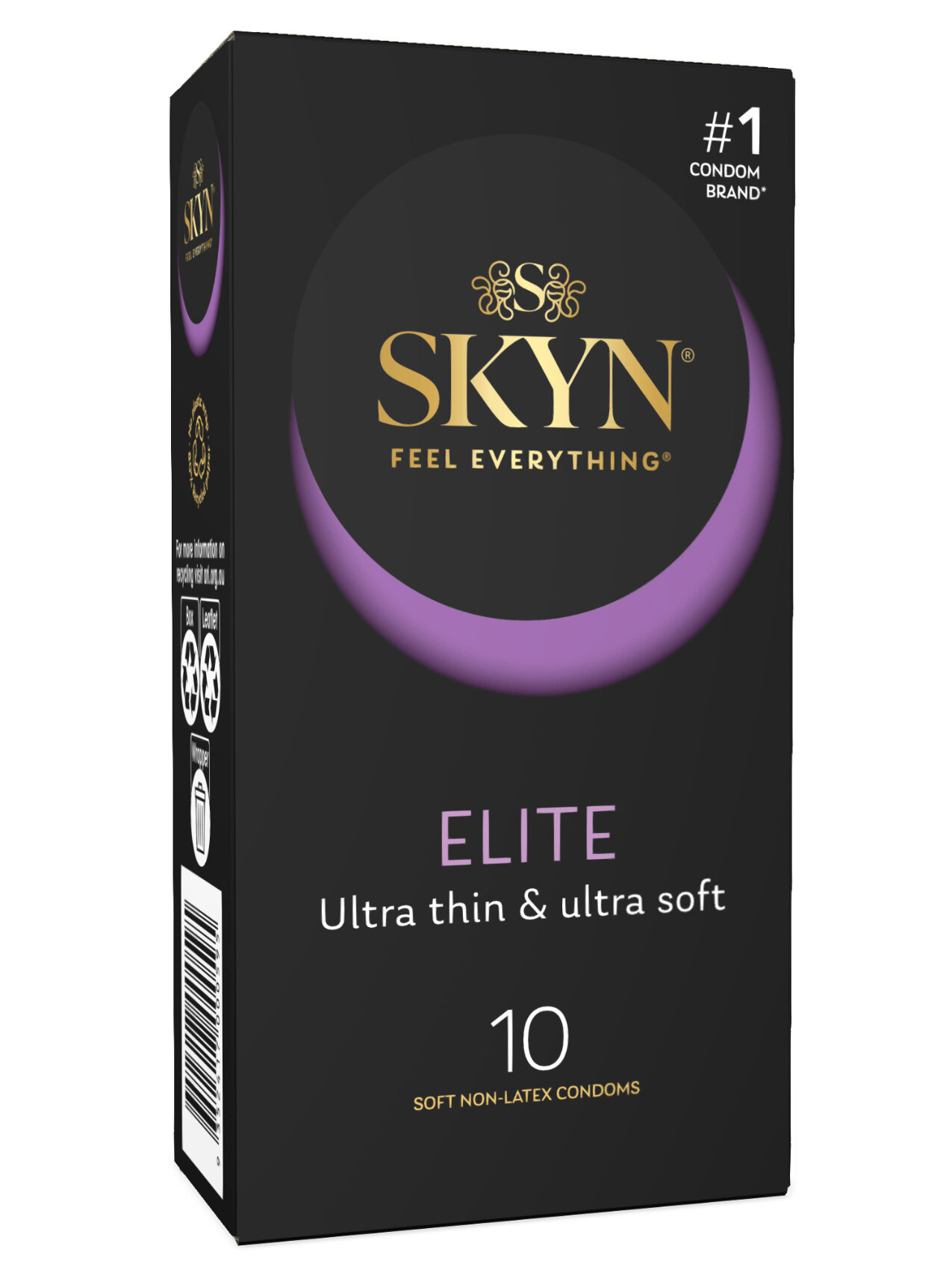 Тонкие безлатексные презервативы Skyn Elite, 10 шт.