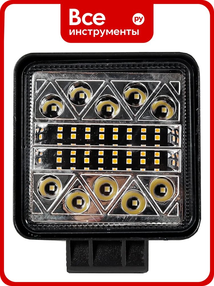 Маяк Крал 10-30 V , d=42mm, желтый цвет квадратный 3808