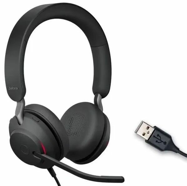 Наушники проводные Evolve2 40 SE Stereo MS, Jabra (24189-999-899)