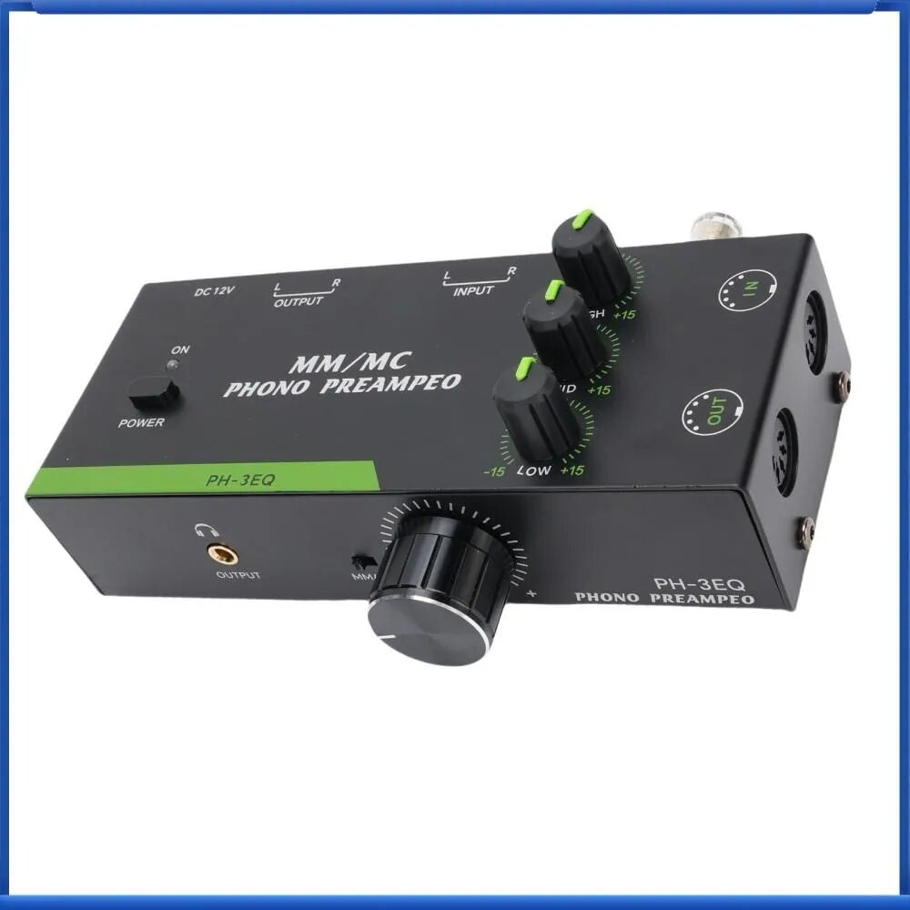 Phonograph Amplifier, мощный усилитель с XLR входом и выходом, для чистого воспроизведения звука на виниловых пластинках Британский стандарт 100-240 В