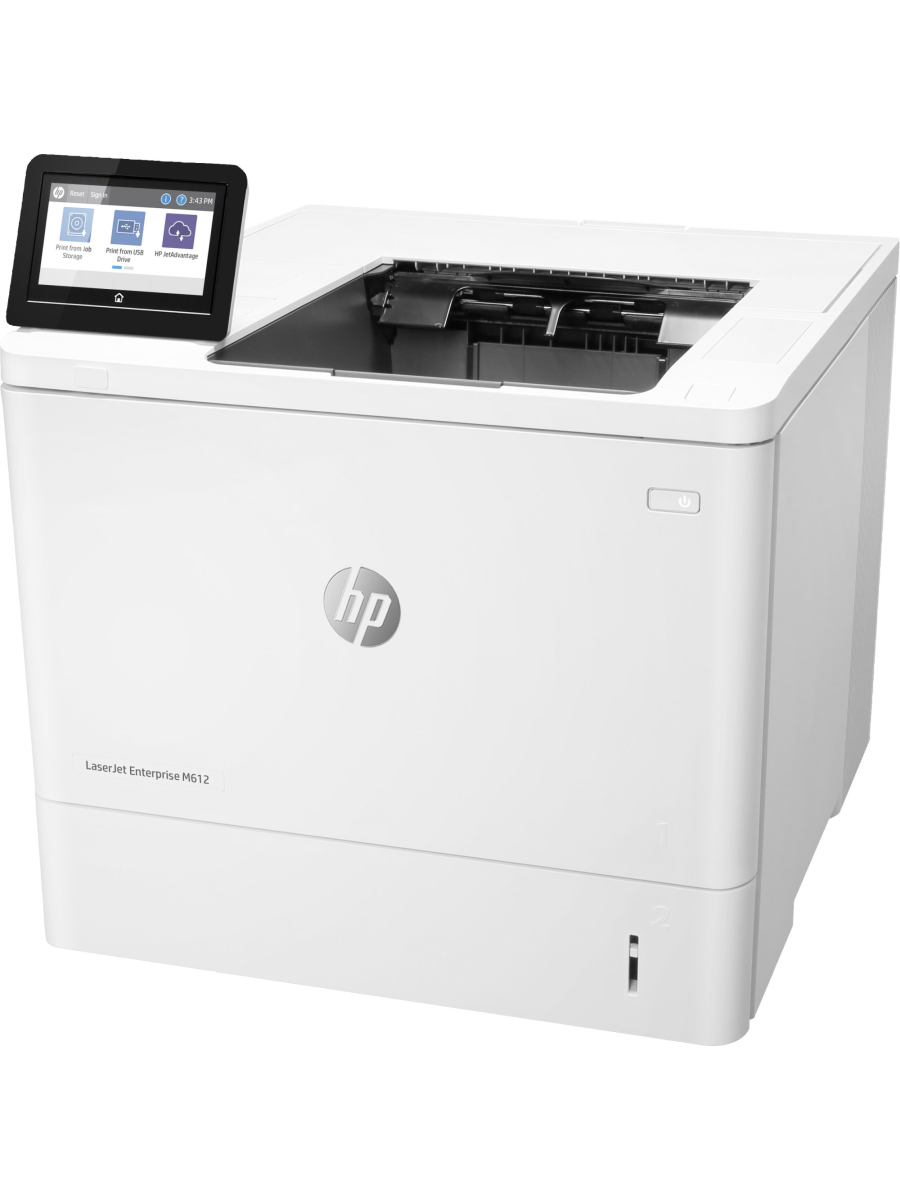 Принтер лазерный HP M612dn черно-белый A4