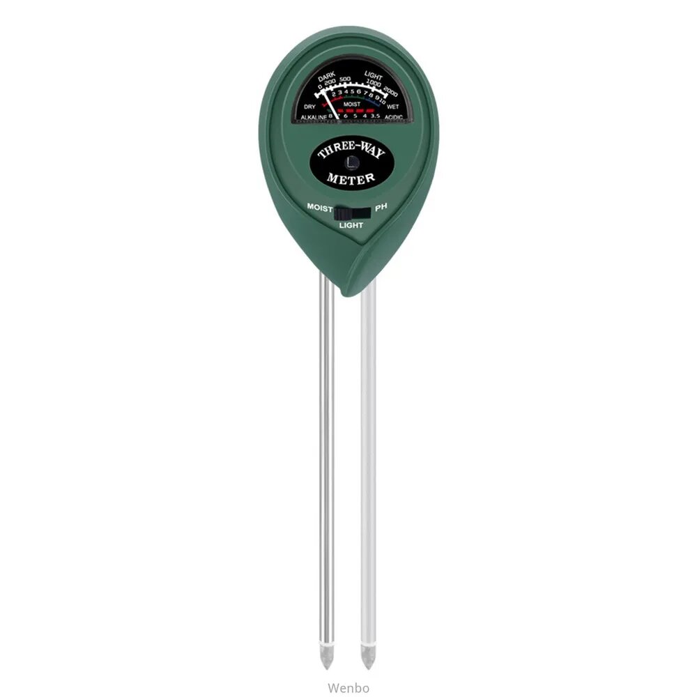 KKmoon Soil pH Meter 3-in-1 Soil Tester с освещением влажности pH-метр Садовый