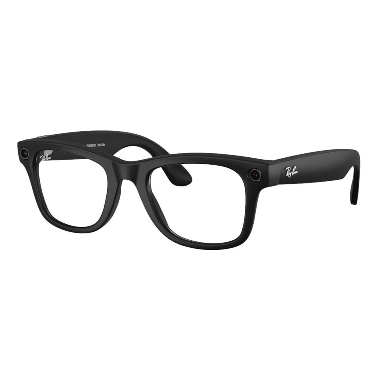 Умные очки Ray-Ban Wayfarer (Gen 2), размер 50-22-150, поляризационные линзы Clear, оправа Matte Black