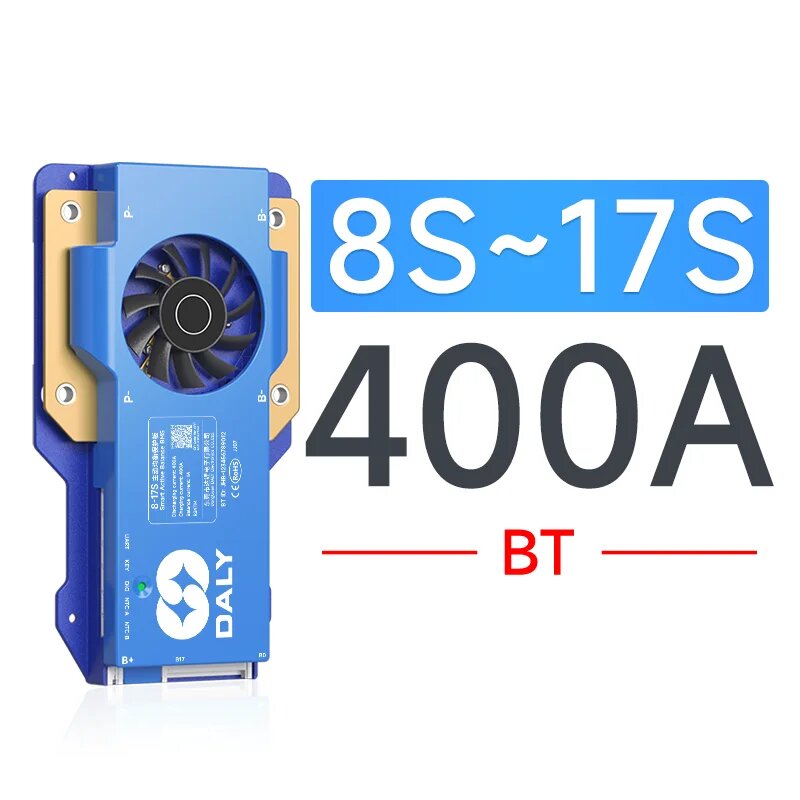 DALY Smart Active Balance BMS 1A для аккумуляторов 18650 8-17S 400A BT