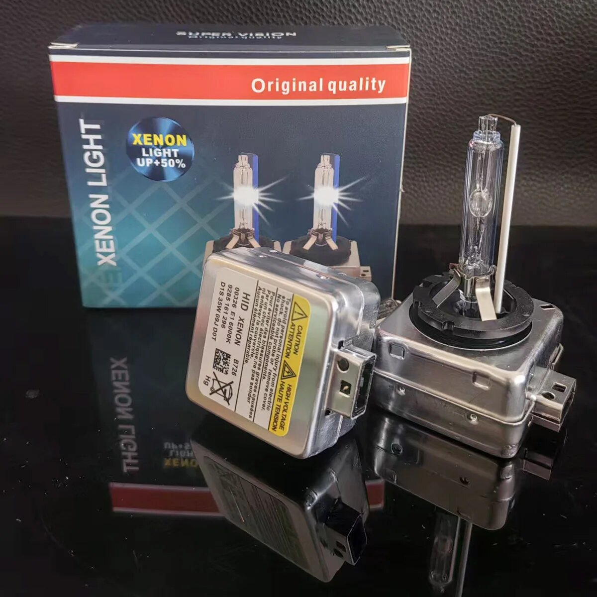 Комплект из 2 ксеноновых ламп D8S D1S D2S D3S D4S HID для фар автомобиля, 6000K cold white, D8S