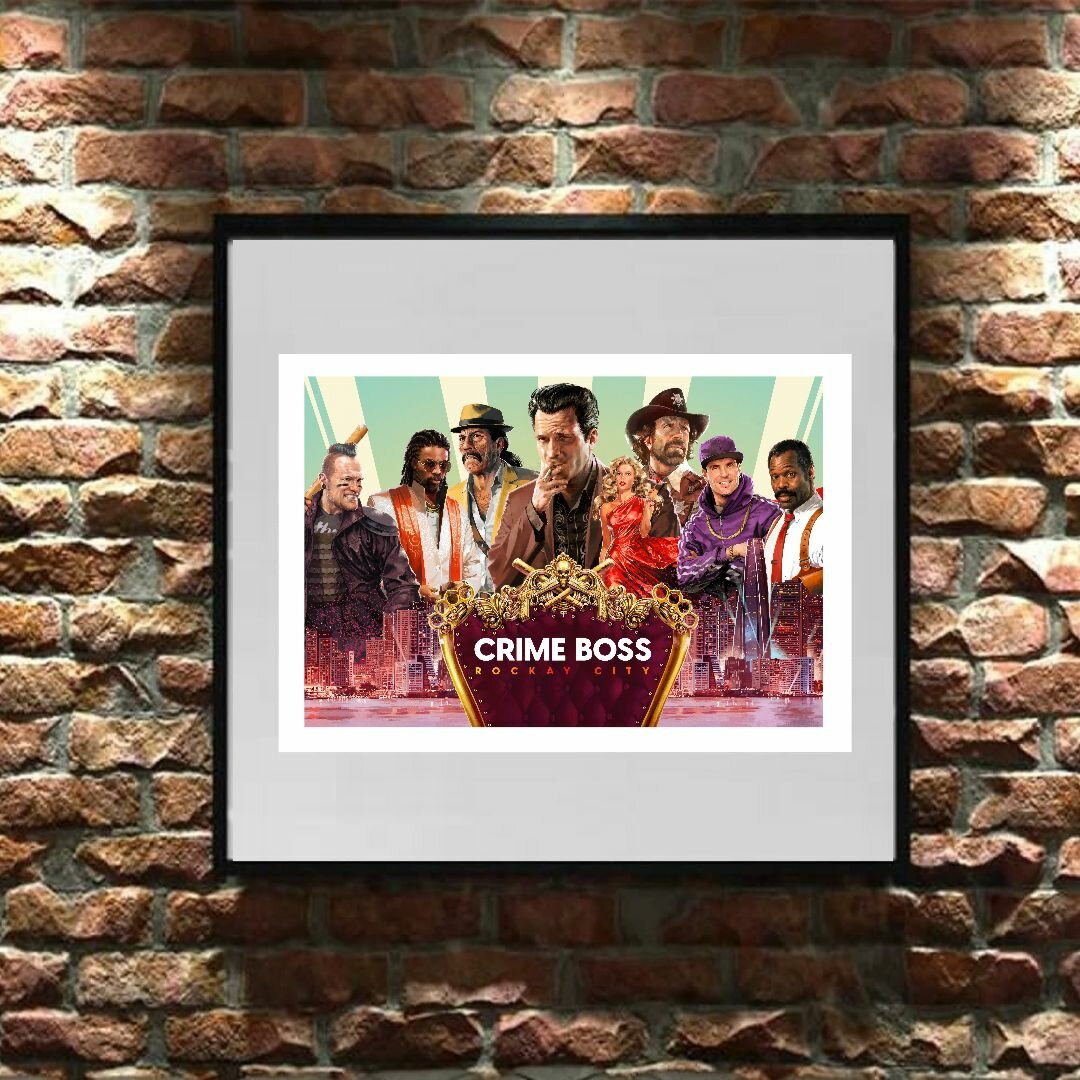 Плакат "crime boss rockay city" из коллекции "Любимые герои" А3