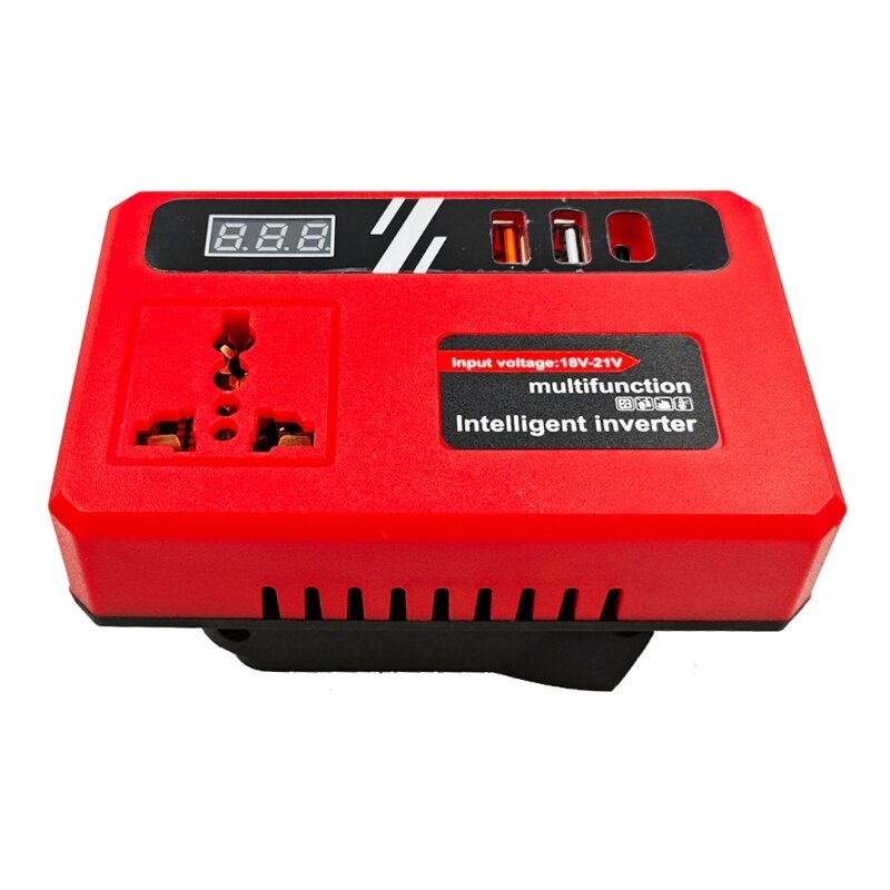 (1 шт.) Инвертор 18-20V в 220V DC с USB Type-C (для аккумуляторов Makita)