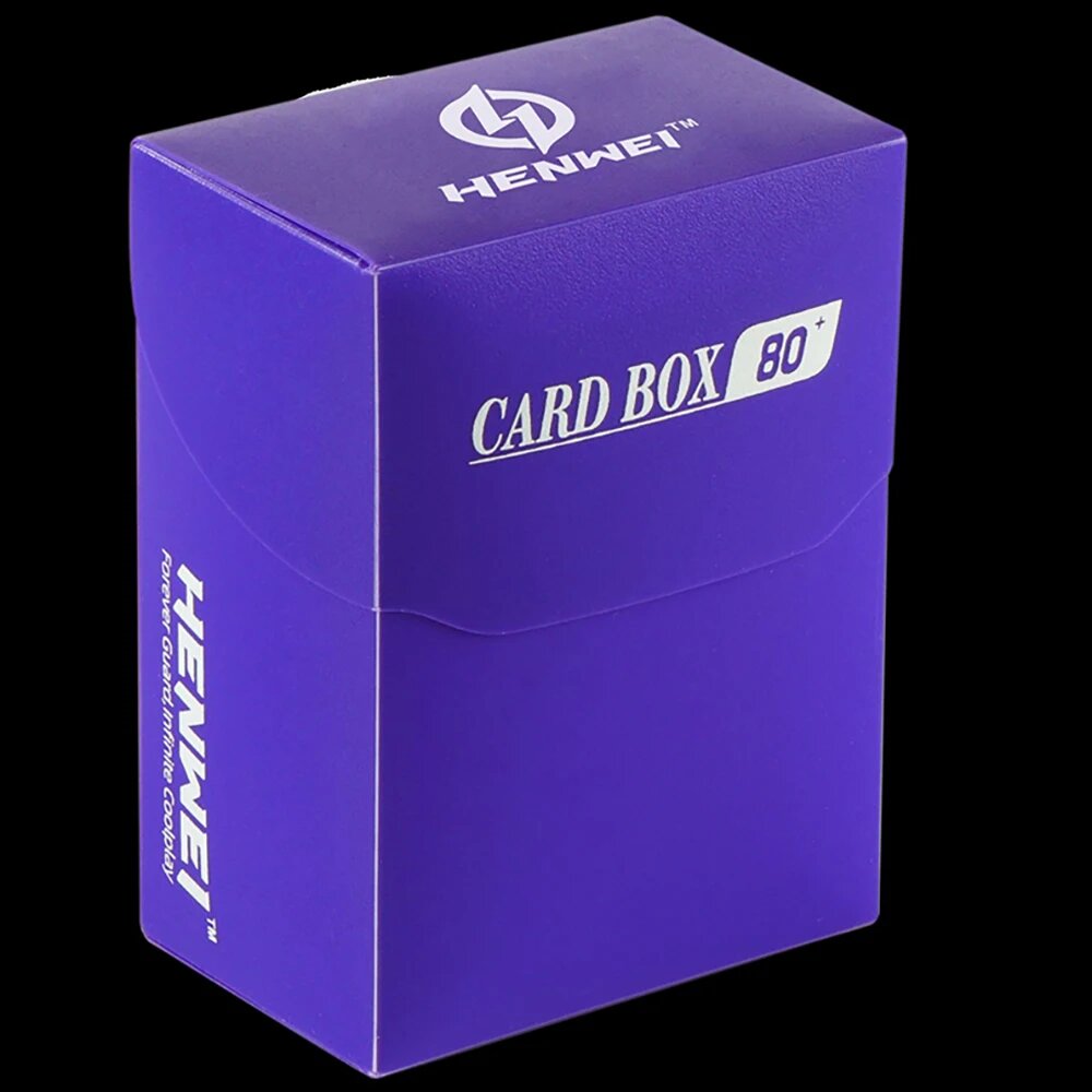 Коробка для карт Henwei 80+ фиолетовая