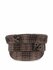 Шапка RUSLAN BAGINSKIY Baker Boy check-pattern hat для девочек, размер L