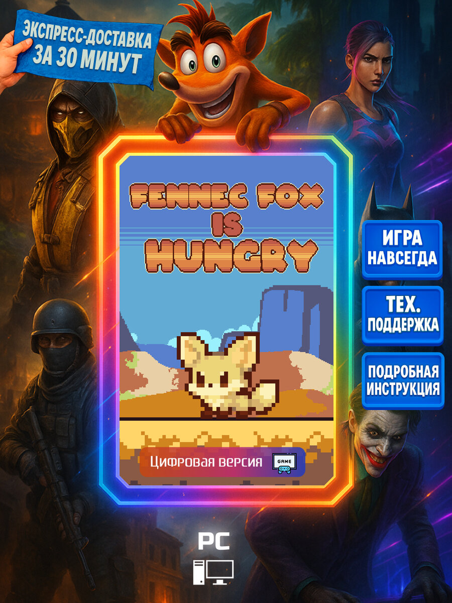 Fennec Fox is Hungry PC Цифровая версия игры | Доставка на почту