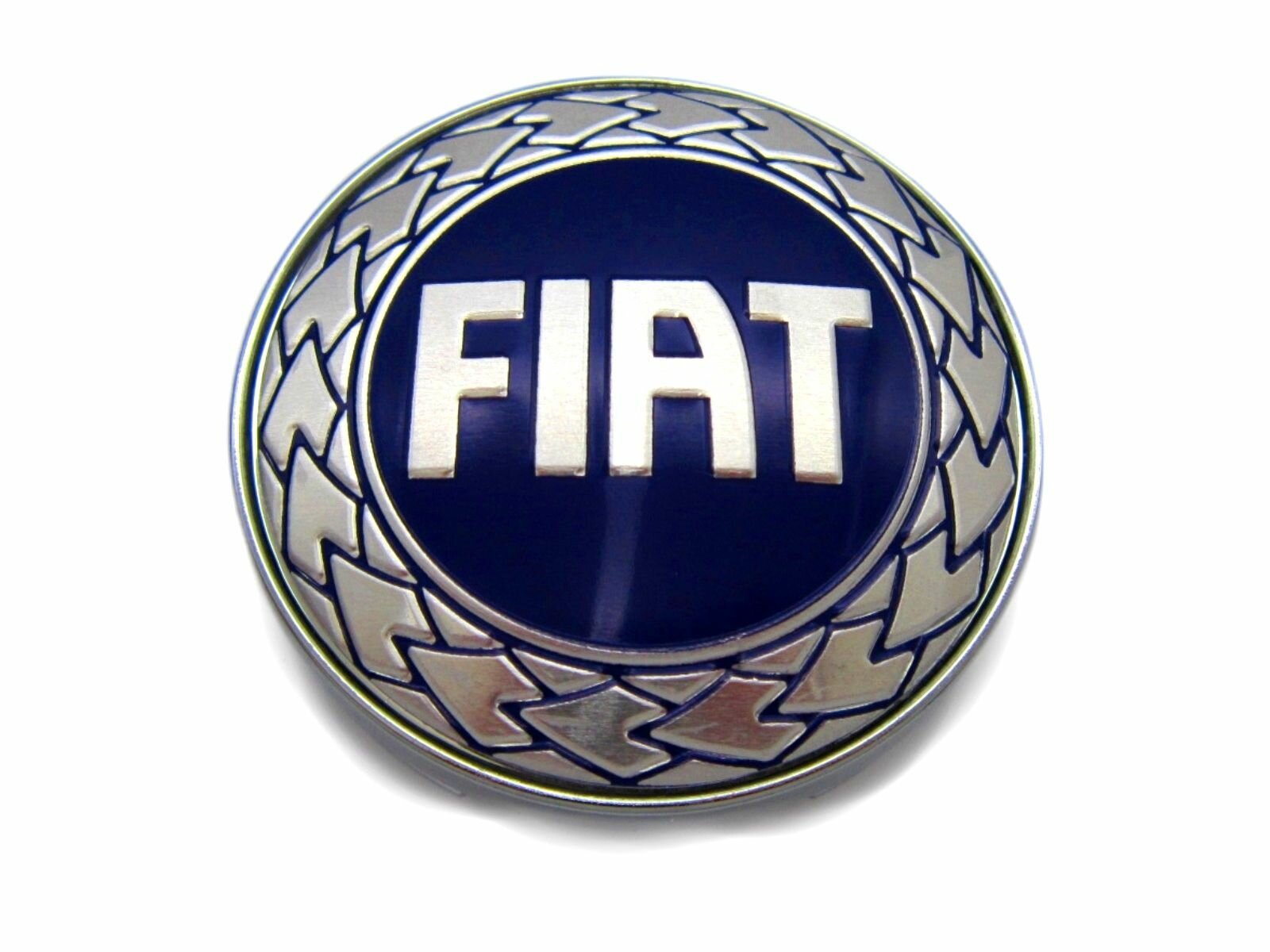 Колпачок, заглушка на литый диск Fiat blue 60/56 мм, 1 шт.