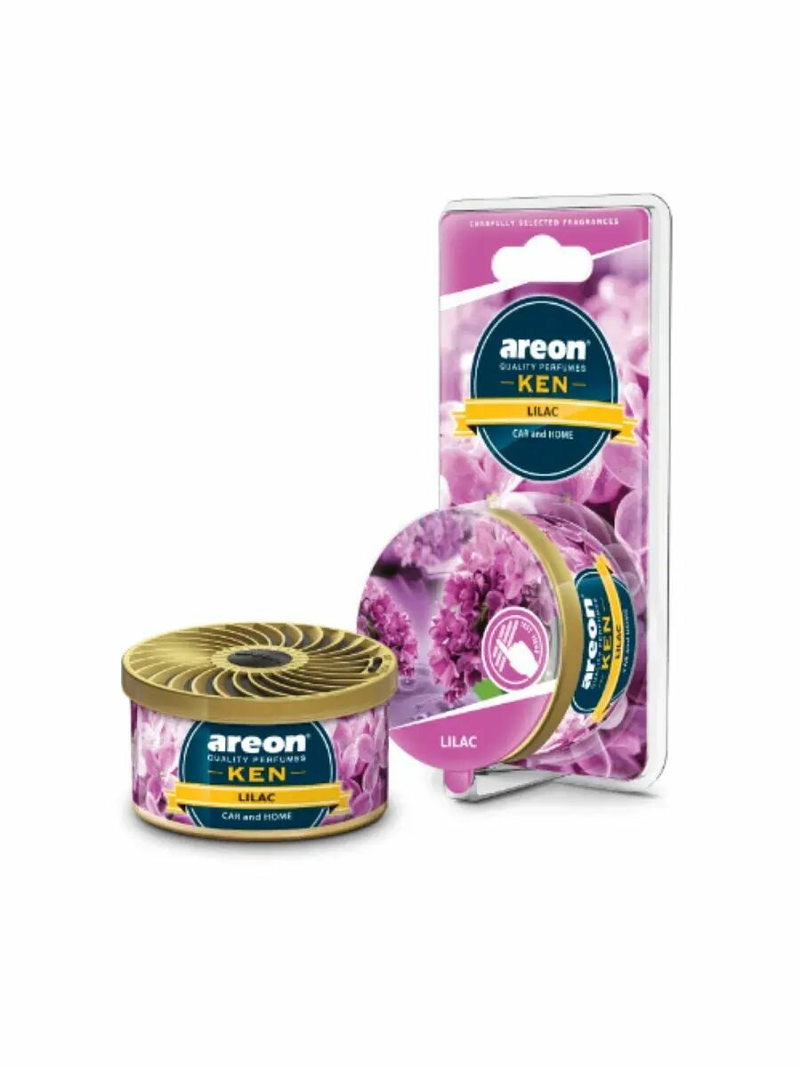 Ароматизатор для автомобилей "Areon" GEL KEN Lilac (Сирень).