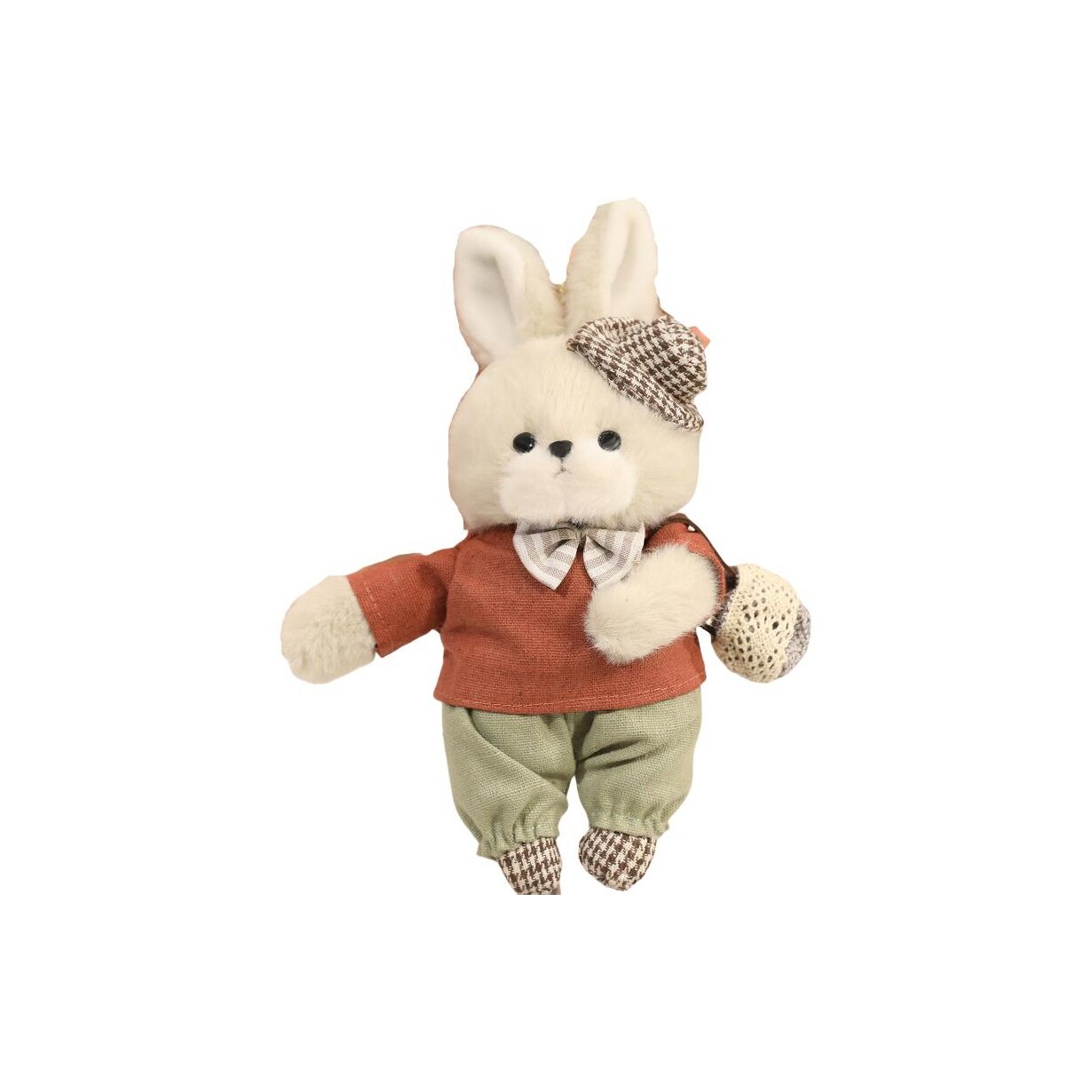 YILEXIONG Милый стиль Countryside Кролик Плюшевые брелки длина корпуса 20 см 20cm