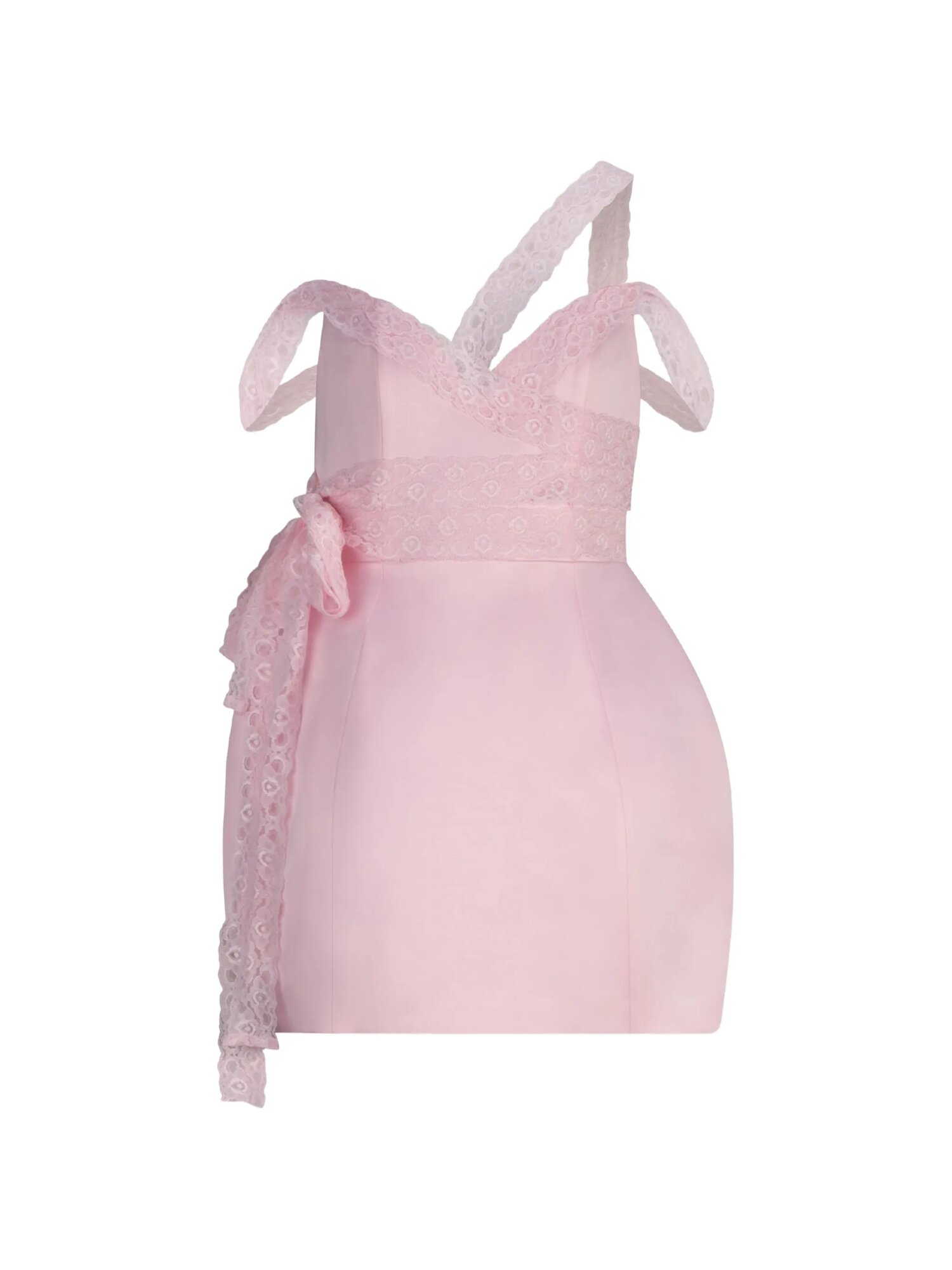 Платье Mini Kendall lace-trimmed off-shoulder dress