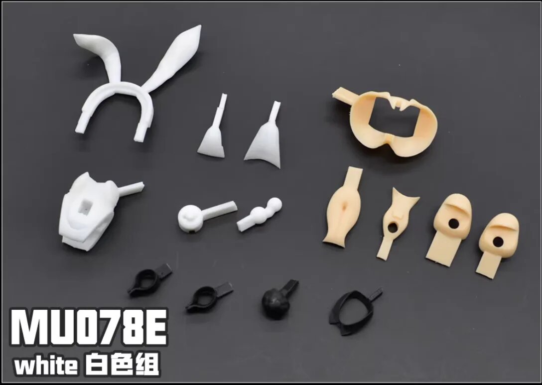 SH STUDIO 1/12 MU078E Mecha Girl, White