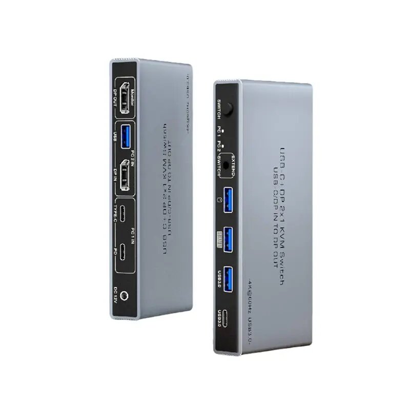 KVM-переключатель L22A-USB-C+ UHD 2x1 4K 60 Гц