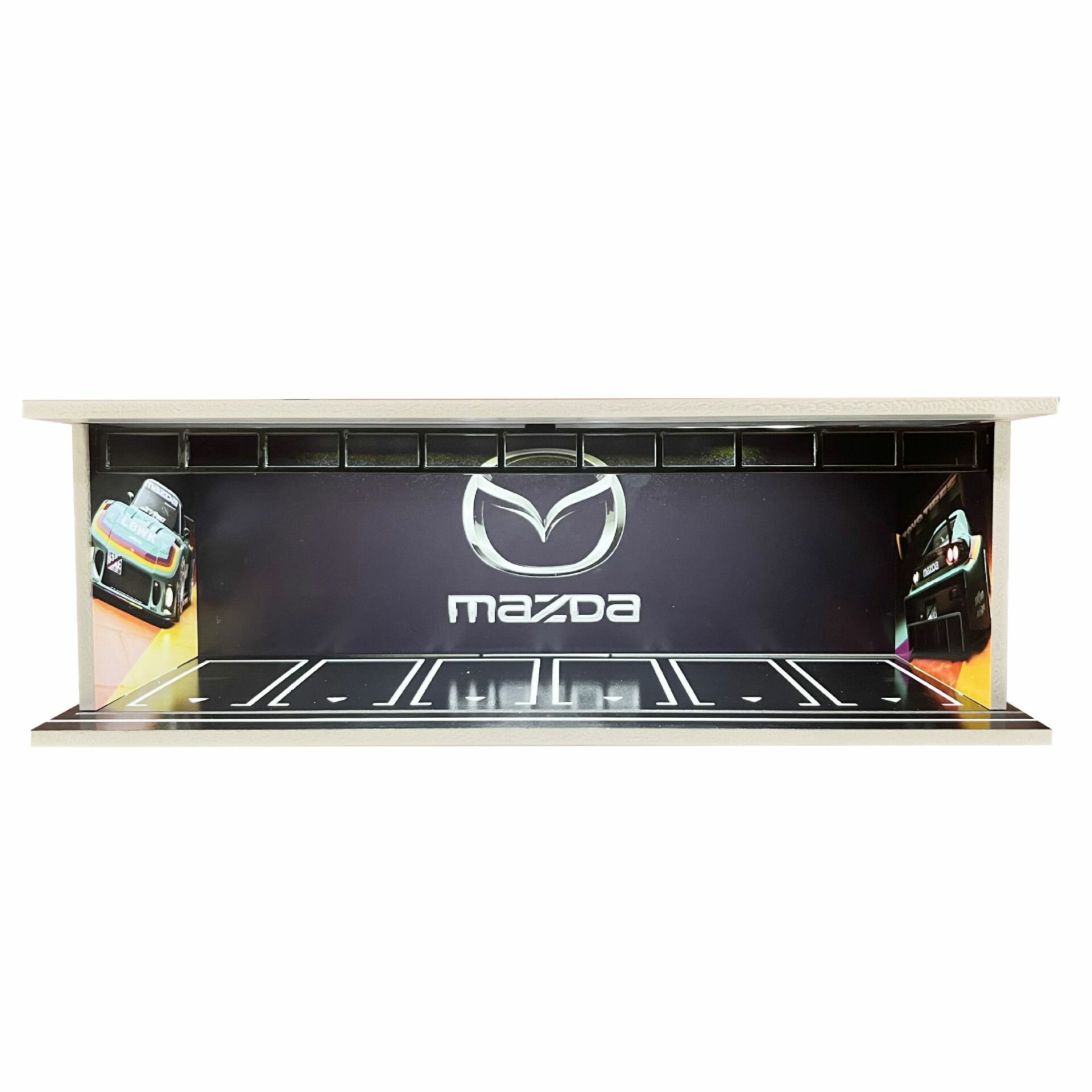 Car Bay Гараж для машинок 1:64. ручная работа (Без модели автомобиля). Игрушечный гараж для моделек. Подарок мальчику