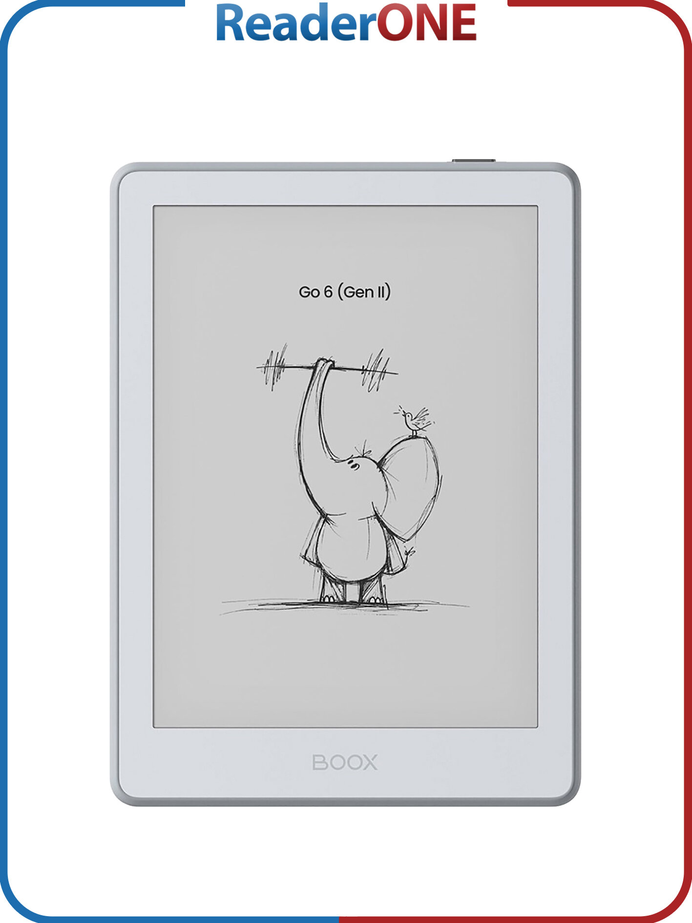Электронная книга ONYX BOOX BOOX Go 6 (Gen II), 32 ГБ, 6", E-ink Carta Plus (Carta 1300), серый
