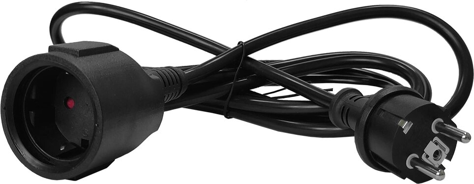 Шнур питания Lanmaster LAN-PPS/SH-5.0-BK вилка Shuko-Shuko розетка проводник:3x1.5мм2 5м 220В 16А ч