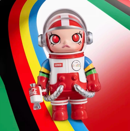 Popmart MOLLY SPACE 100% Юбилейный скрытый вариант 3 Кока-Кола 3.0 слепок-бокс фигурка неповрежденная упаковка