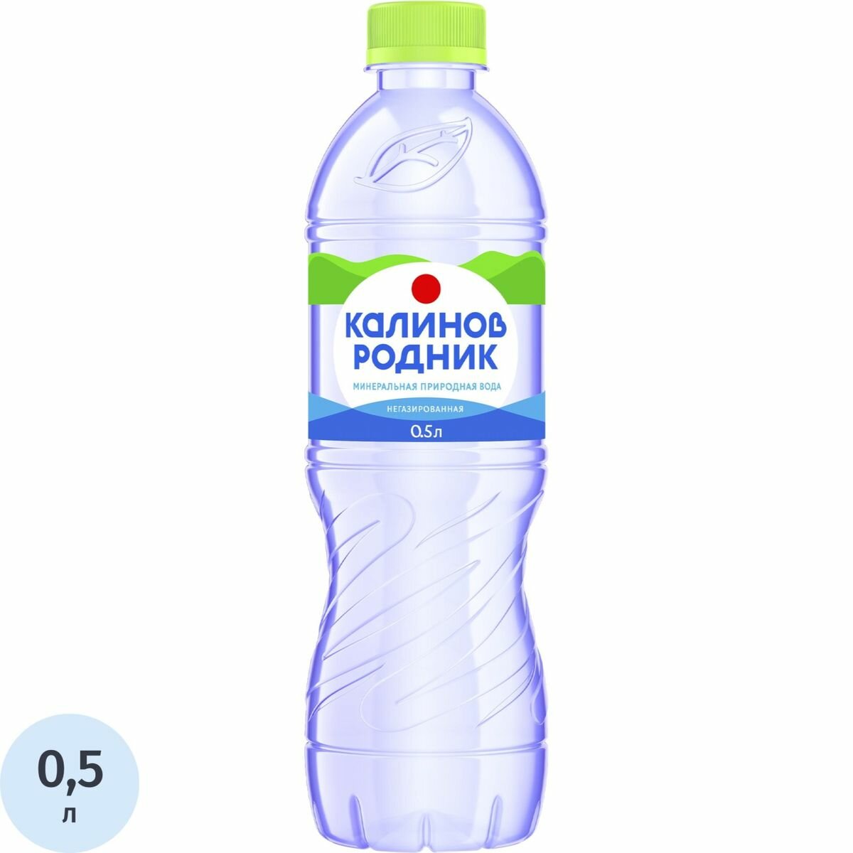 Вода минеральная Калинов Родник природ стол пит негазированная ПЭТ 0,5л (2504936)