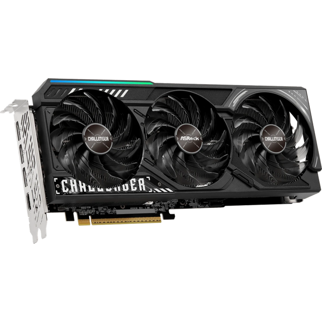 ASRock Challenger RX9070XT CL 16G (RADEON RX 9070 XT) 16 Гб, GDDR6, 256 бит, PCI Express, 3xDP,1xHDMI — фото 1