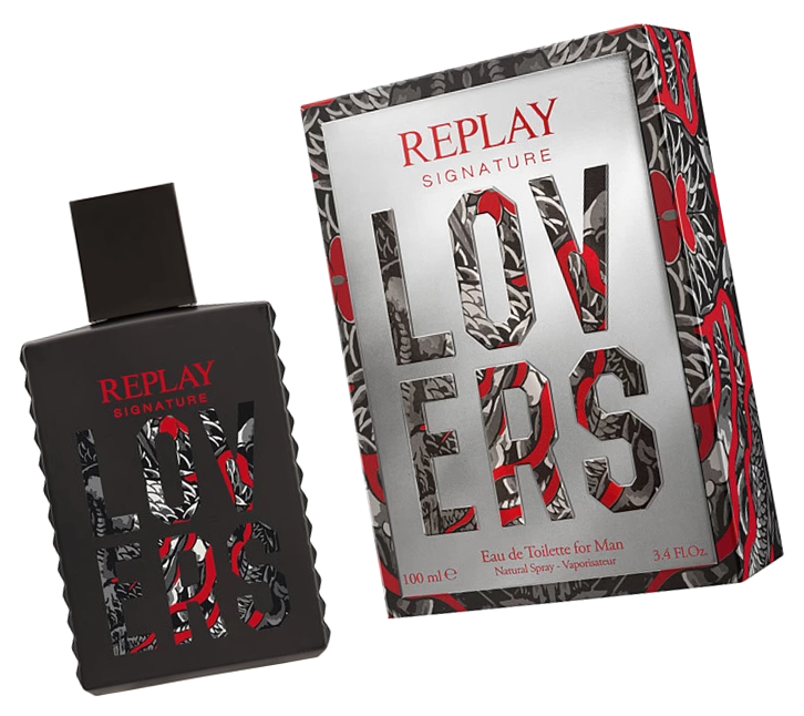 Туалетная вода для мужчин Replay Signature Lovers For Man 100 мл / Сигначе Лаверс Фо Мэн