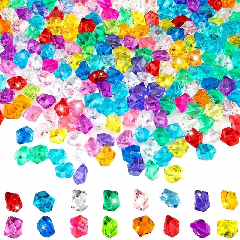 Пластиковые драгоценные камни Preschool Rainbow