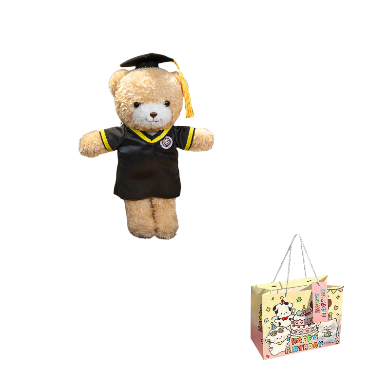 Плюшевая игрушка унисекс KUMAOYA Медведь доктор кукла, 32CM EU