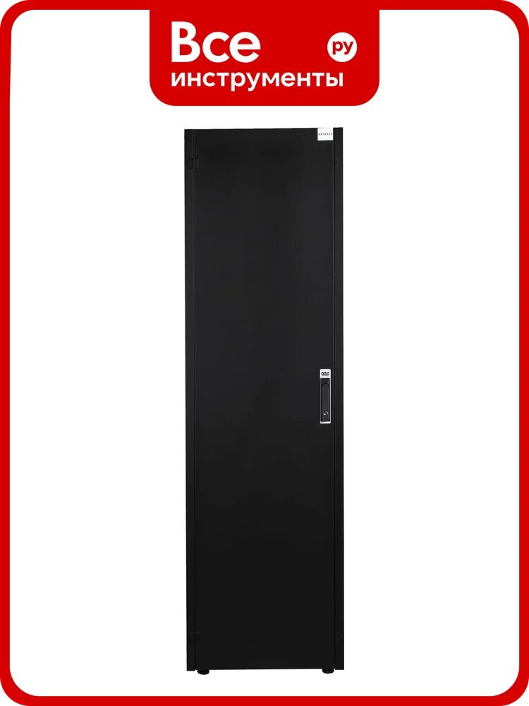 Напольный шкаф DATAREX 19 дюймов 42u 600x1000 передняя дверь металл, задняя стенка металл черный DR-710531