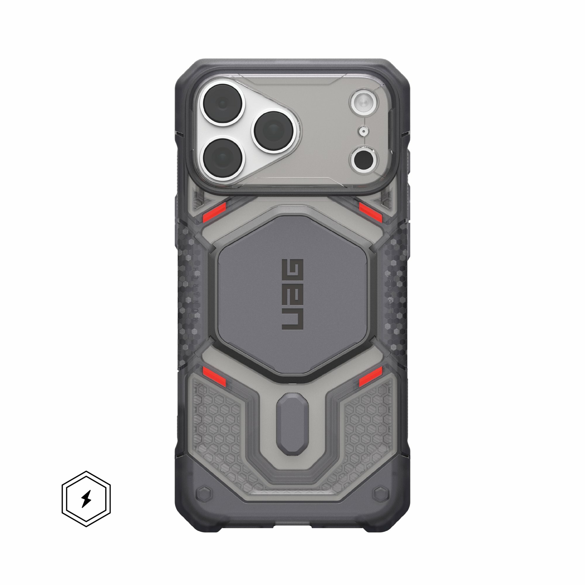 Чехол UAG Monarch Pro Veil 2026 для iPhone 18 Pro Max / 17 Pro Max, тонированный (Ash) 114568113190, для 18 Про Макс / 17 Про Макс