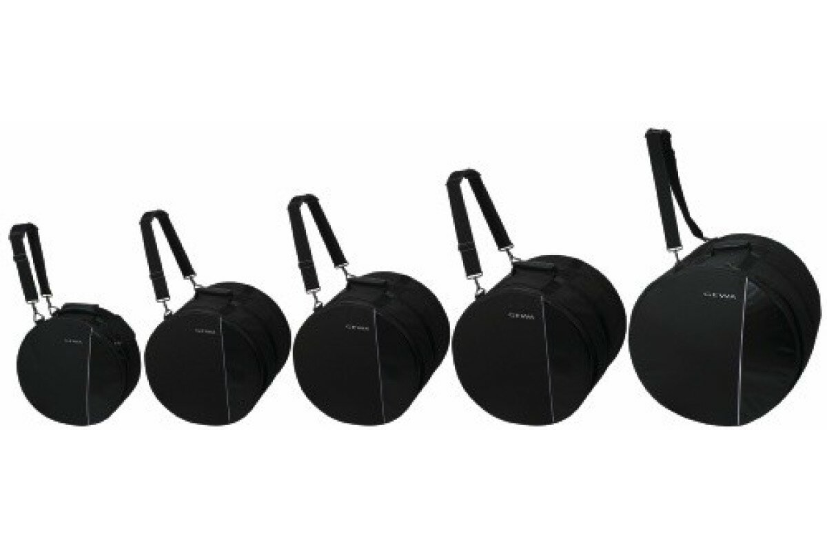 GEWA Premium Drum Set Gig Bag 22x18", 12x10", 13x11", 16x16", 14x6.5" комплект чехлов для барабанов 22x18, 12x10, 13x11, 16x16, 14x6,5