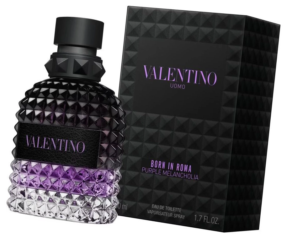 Туалетная вода мужская Valentino Uomo Born In Roma Purple Melancholia 50 мл - Меланхолия