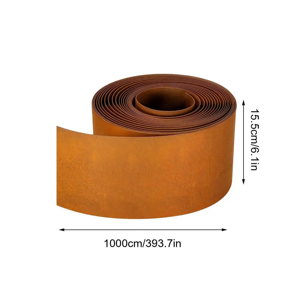 Стальной бордюр для газонов Landscape Edging 15.5cm x 10m