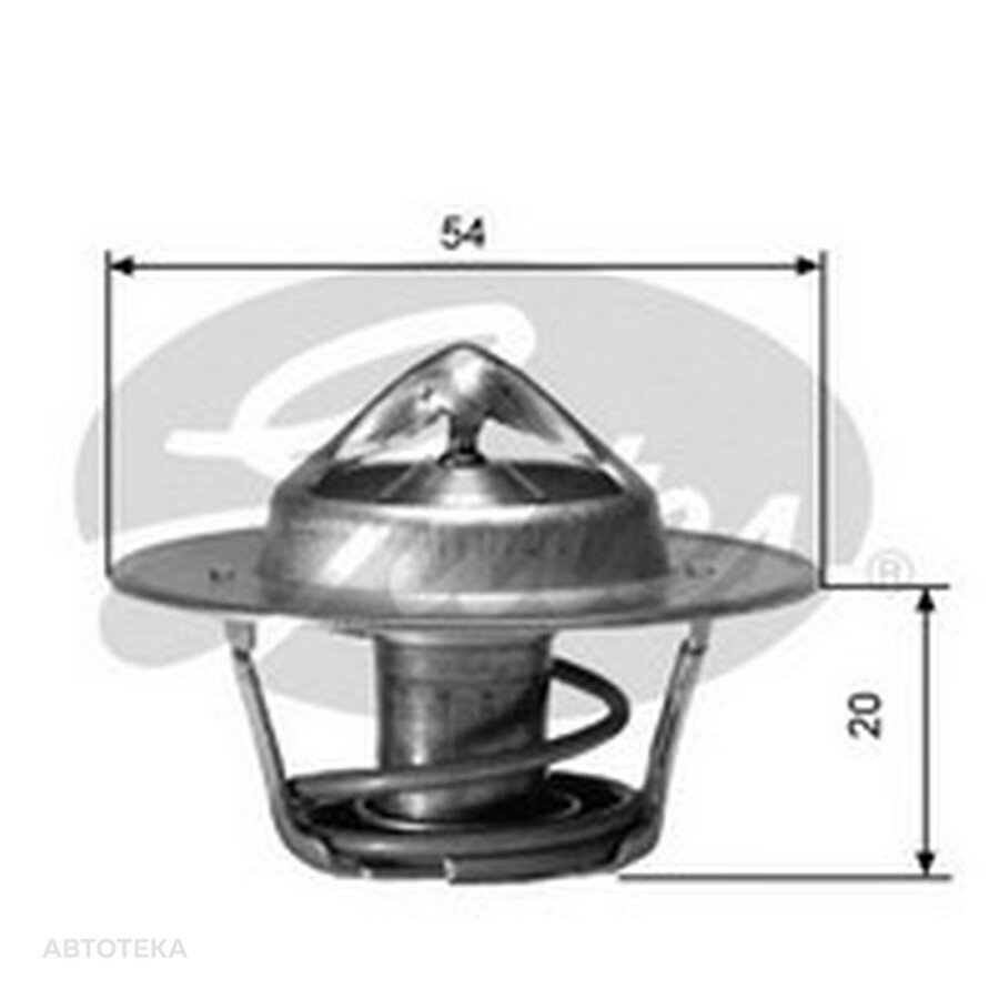 Термостат JEEP GRANDCHEROKEE 5.2 / DODGE RAM2500/RAM3500 01-08 GATES TH00191G6