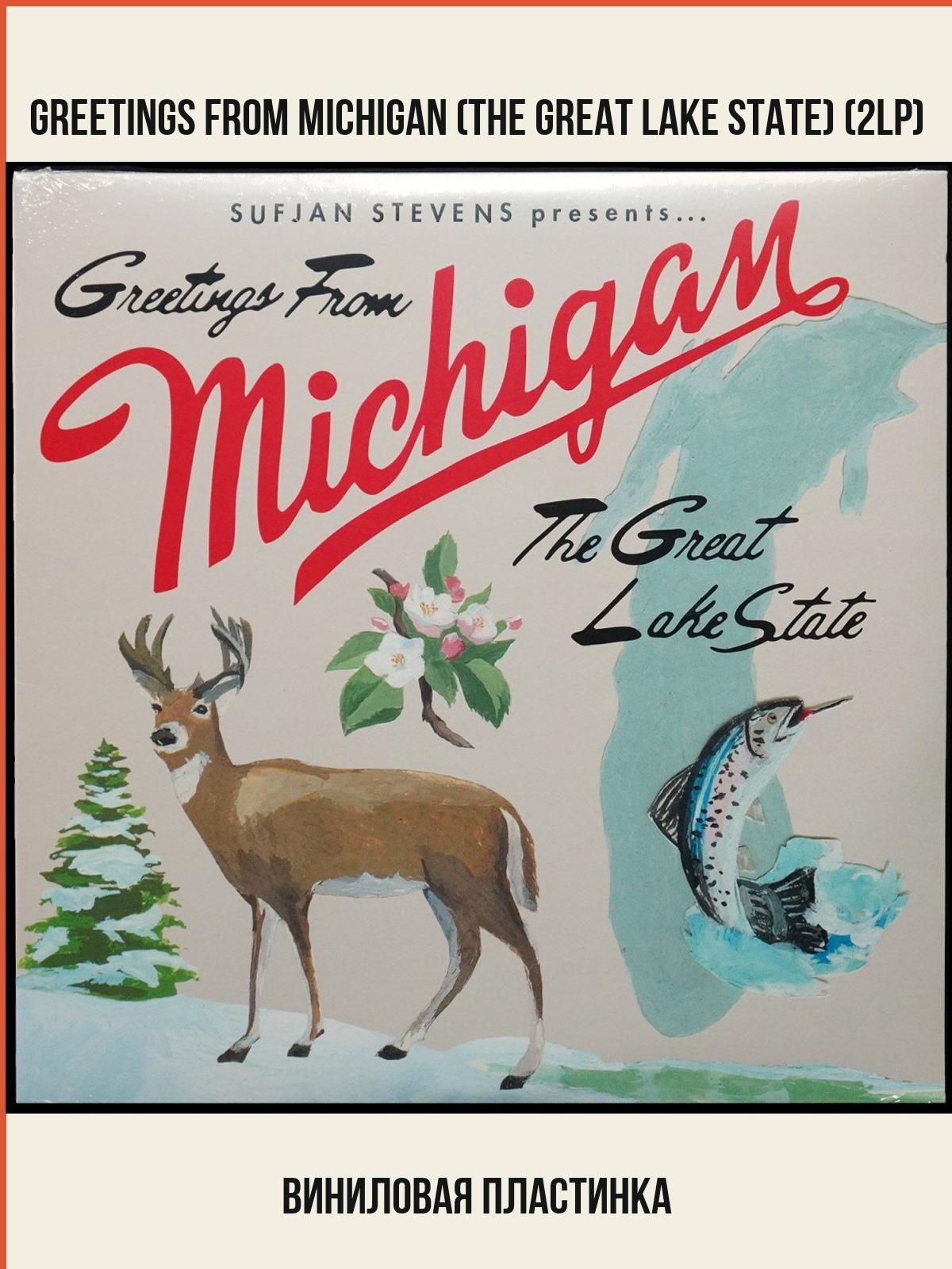 Виниловая пластинка Asthmatic Kitty Sufjan Stevens – Greetings From Michigan (The Great Lake State) (2LP)