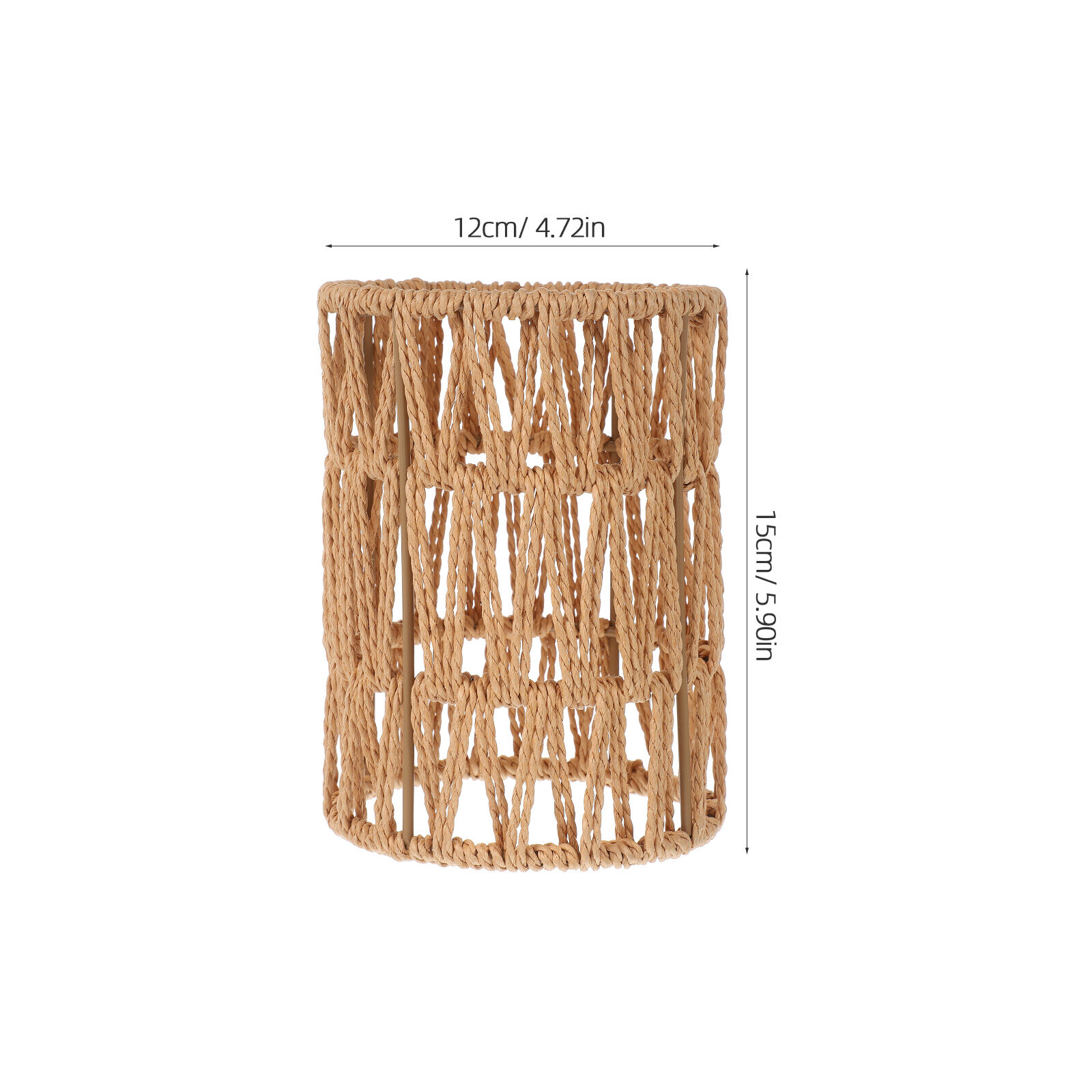 Ламповый Плафон Из Бумажной Ропы Для Подвесного Светильника 15.00X12.00X12.00CM