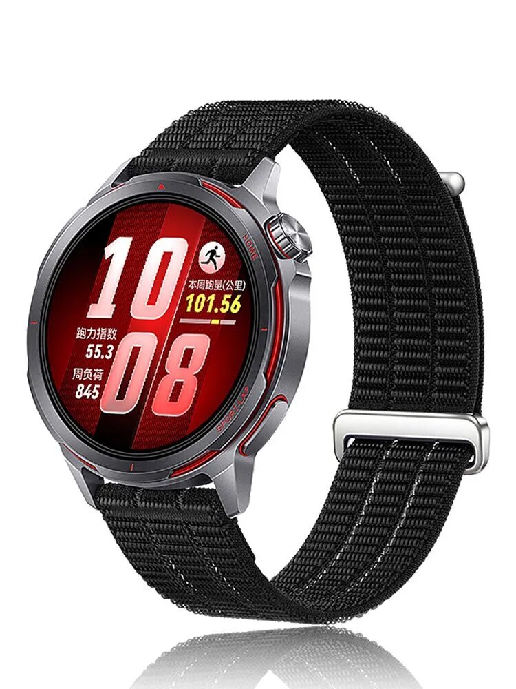 Hейлоновый pемешок 18mm для Huawei Watch GT 6 41мм / GT 5 41мм / GT 4 41мм, липучке дышащий спортивный ремешок для часов
