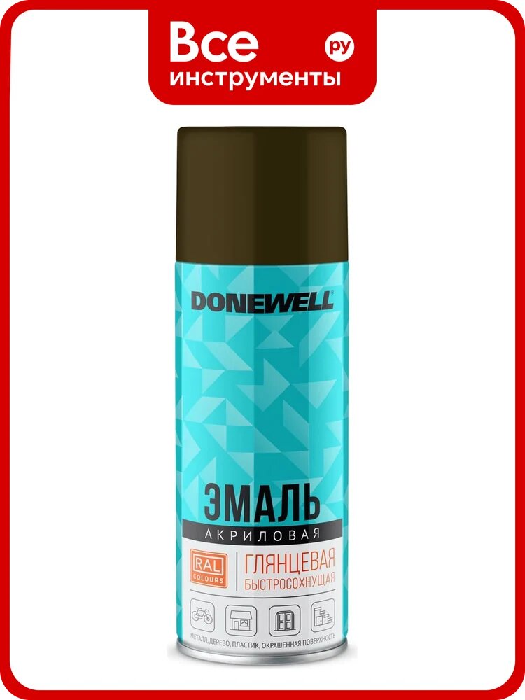 Эмаль универсальная акриловая DONEWELL RAL 6014 хаки глянцевая DW-A6014