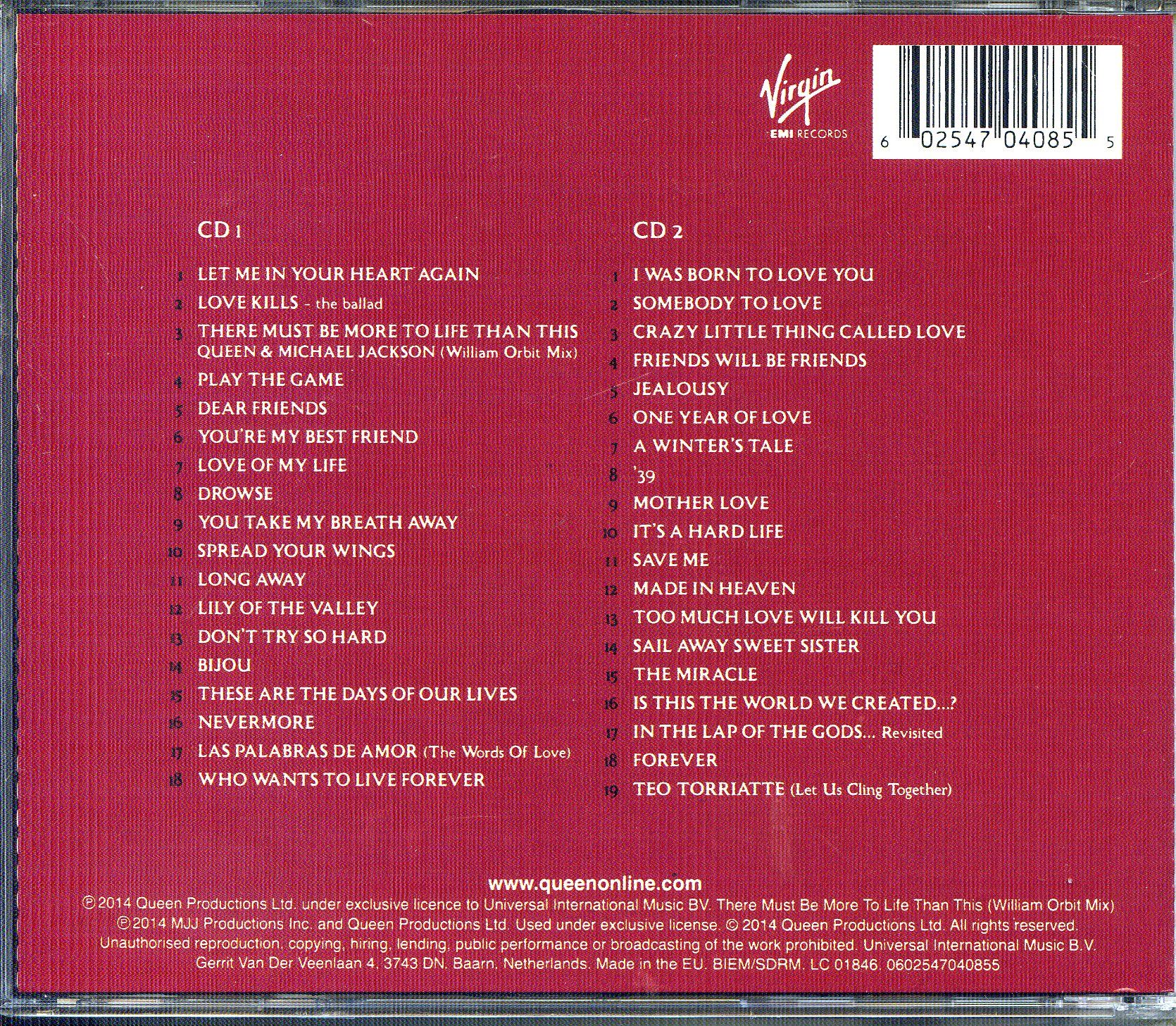 Queen - Queen Forever 2 CD 2014 г. Компакт диск — фото 1