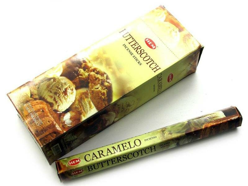 Благовония HEM Butterscotch Caramel - Ирис Карамель, 20 палочек