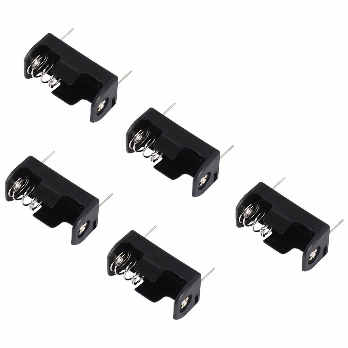 5x1/2AA 14250 держатель для аккумулятора, коробка-клипса, чехол-держатель 3,6 В с печатной платой, штырьковый припой