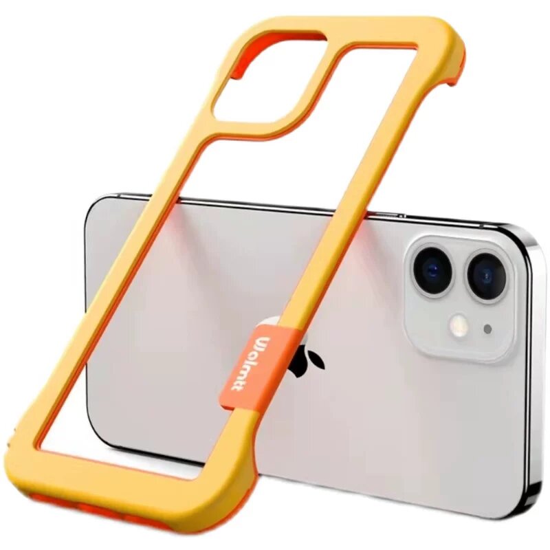Дышащий бордюрный чехол для iPhone XR с решетчатым вентилированием, желтый, мягкий ТПУ, противоударный