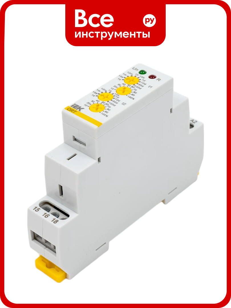 Циклическое реле IEK ORT 1 контакт 230В AС ORT-S1-AC230V
