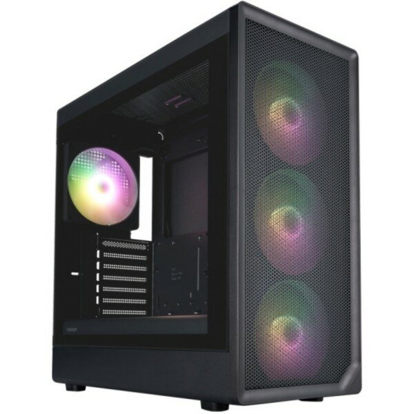 Корпус Formula Crystal Z1CM Plus AR черный без БП mATX 2x120mm 1xUSB3.0 audio bott PSU CRYSTAL Z1CM + AR